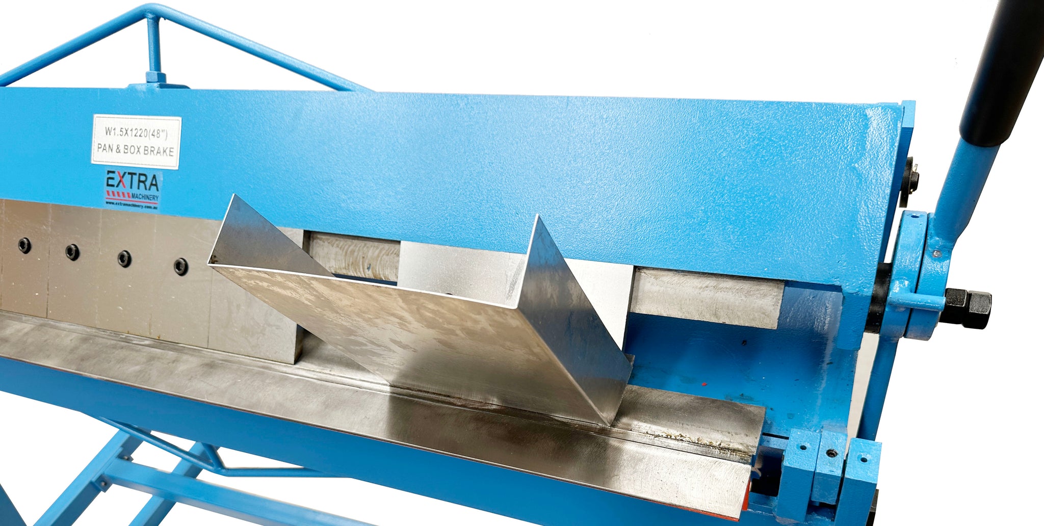 W1.5X1220 Manual Pan Brake 1.5 x 1220mm | Extra Machinery Pty Ltd