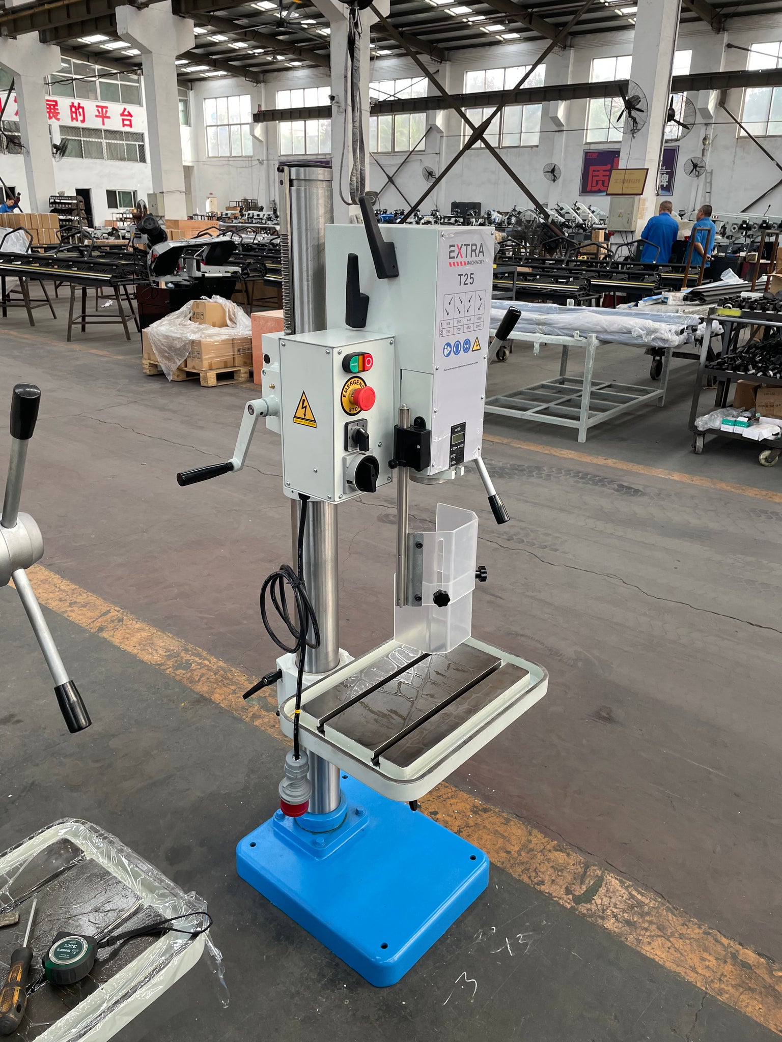 T-25 Industrial Geared Head Drilling Machine (Sweden Design) Incl Keyl ...